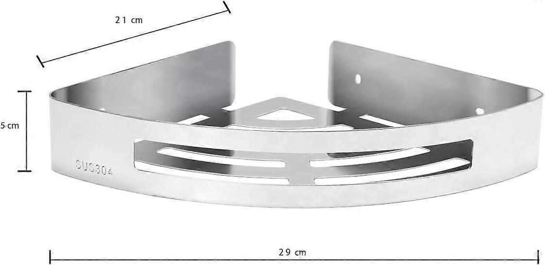 Tizzy Shower Corner Shelf, Corner Shelf With Hooks 2 Pack, Self ...