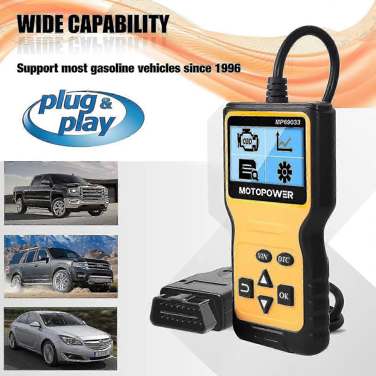 Mp69033 Car Obd2 Scanner Code Reader Engine Fault Code Reader Scanner ...