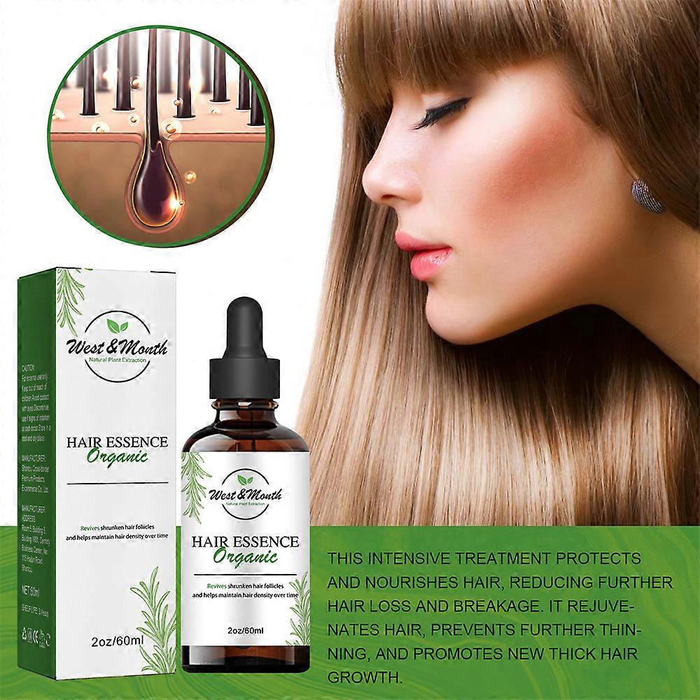 Natural Hair Density Essential Oil Fast Regrowth Essence Hair Loss ...