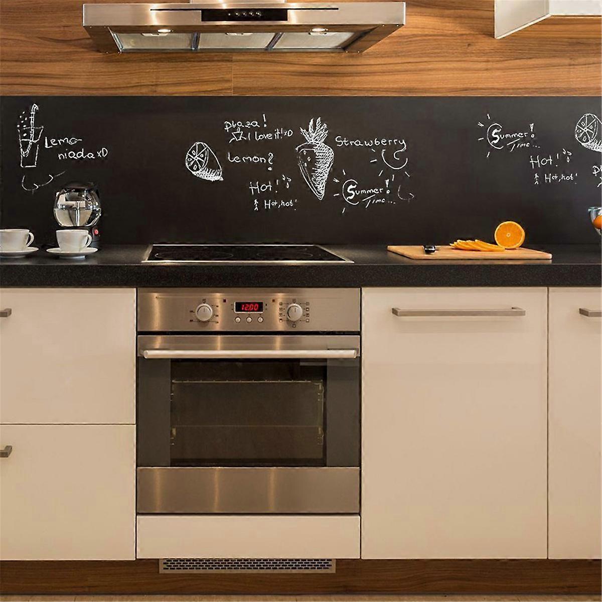 Blackboard Stickers Chalk Board Removable PVC Draw Mural Decor Art ...