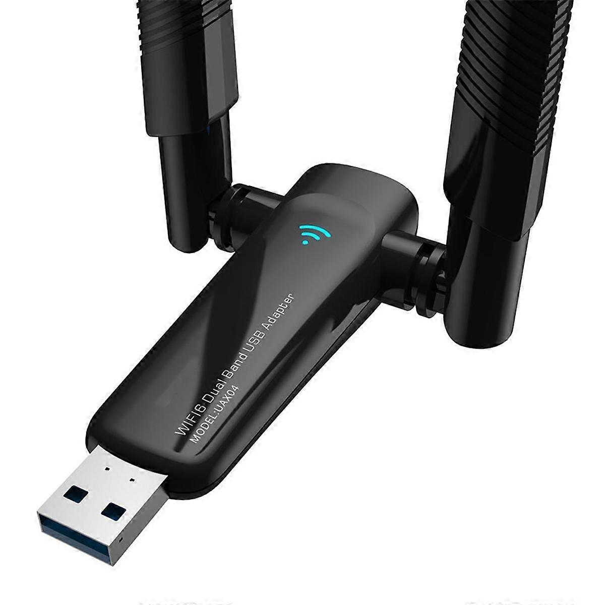 1800Mbps WiFi 6 USB Adapter 5G/2.4GHz Wi-Fi Wireless Network Card High ...