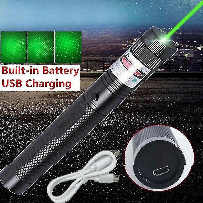 990 Miles Green Laser Pointer Pen 532nm Star Beam Light Lazer Usb ...