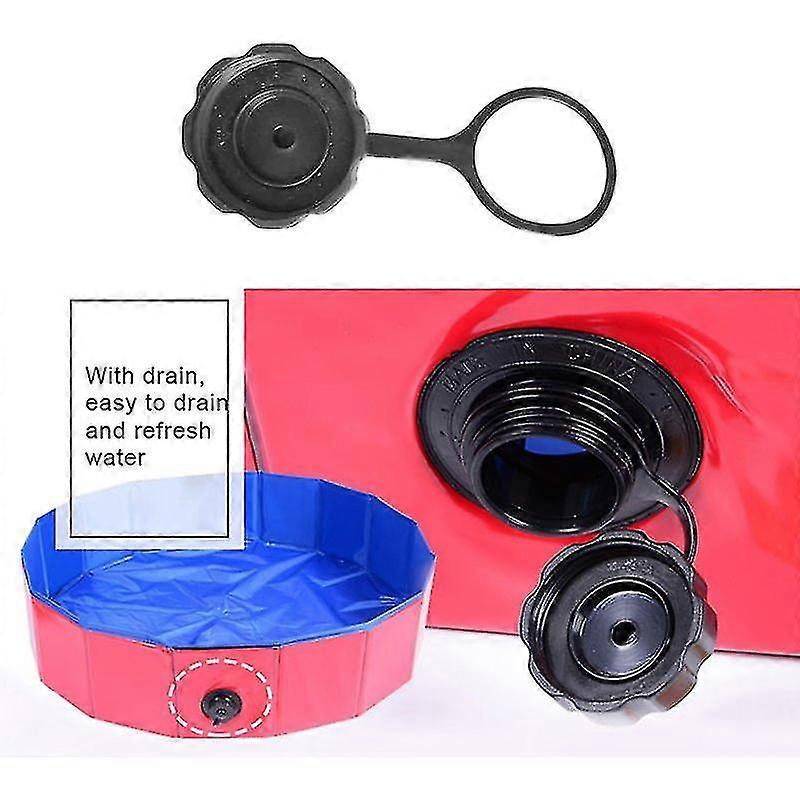 Water Outlet Cover For Foldable Pet Bath Pool Collapsible Dog Pool ...