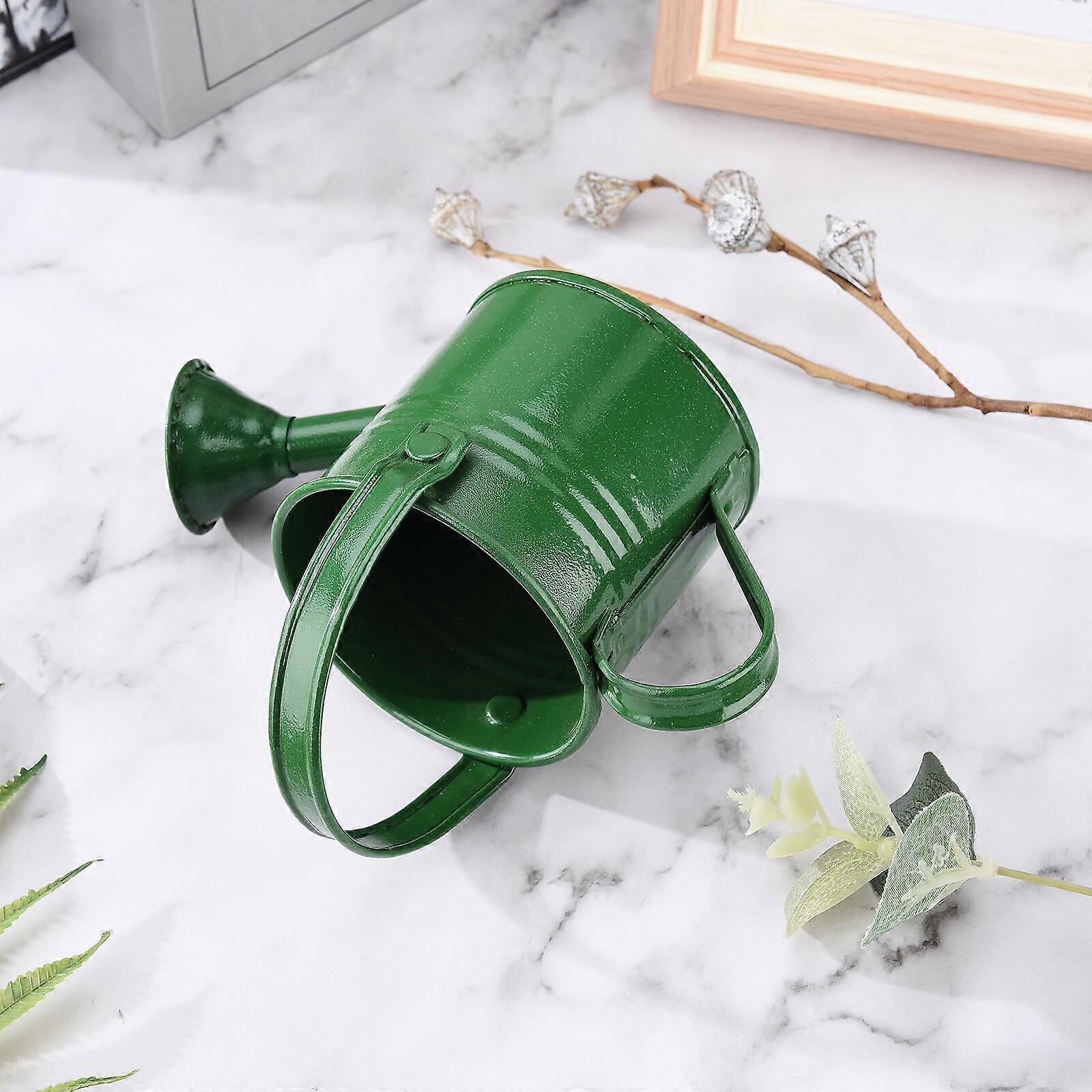 Green Mini Watering Can, Portable Watering Can with Handle | Fruugo UK