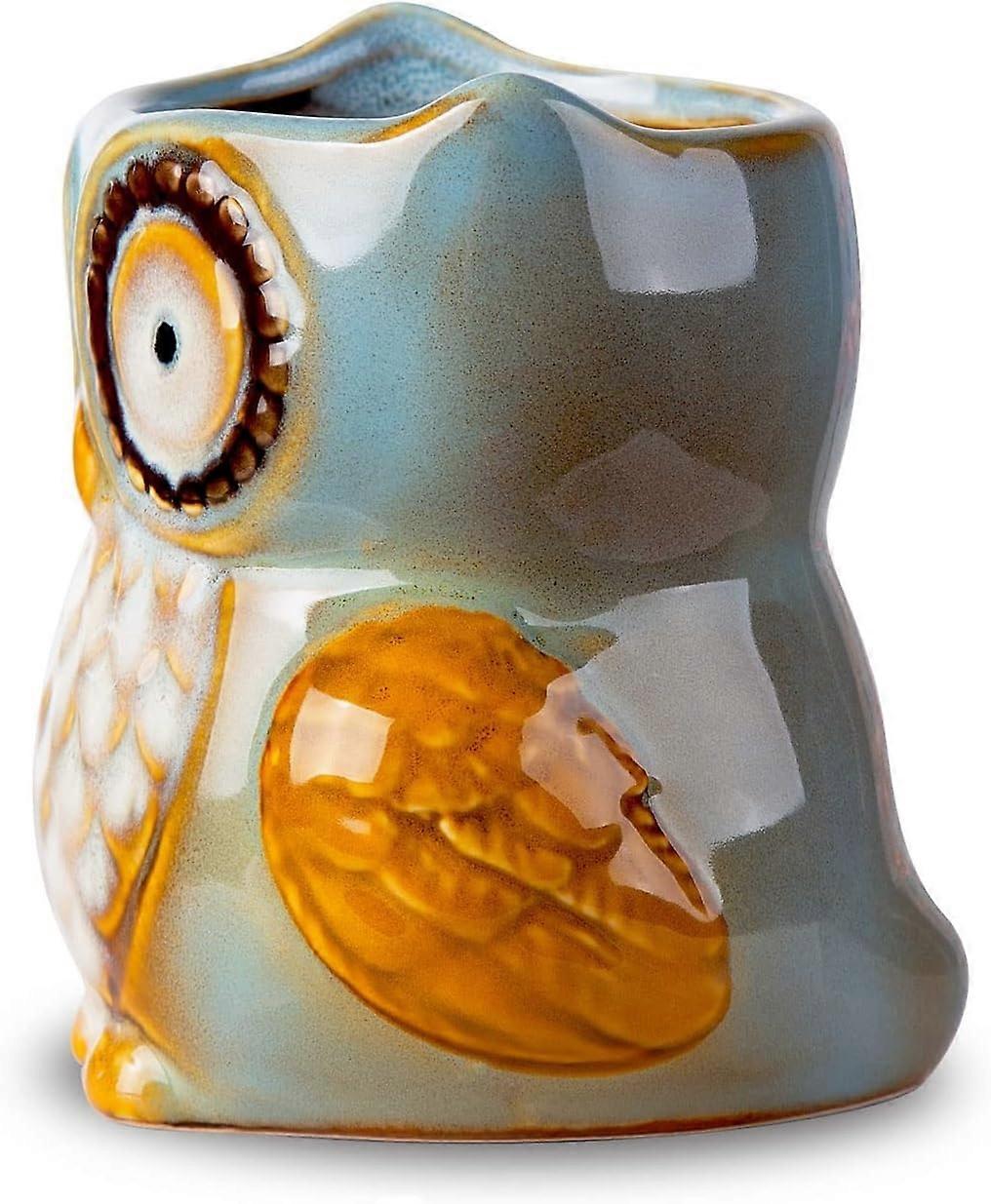 2025 Suitable Cute Owl Coffee Cup Coffee Tea Cyan Cute Owl Morning ...