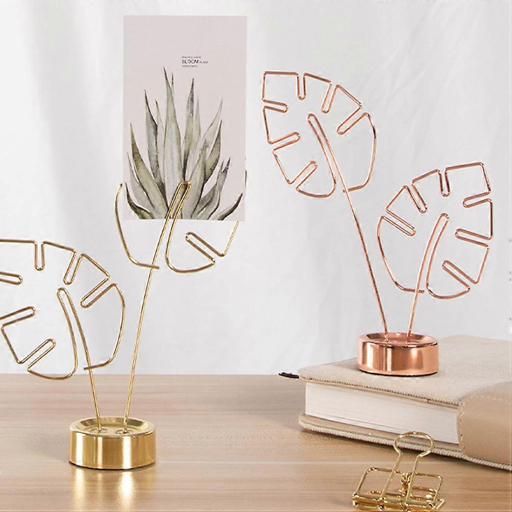 Metal Stand Wire Photo Holder Note Cards Clamp Holder Memo Wire Clips ...