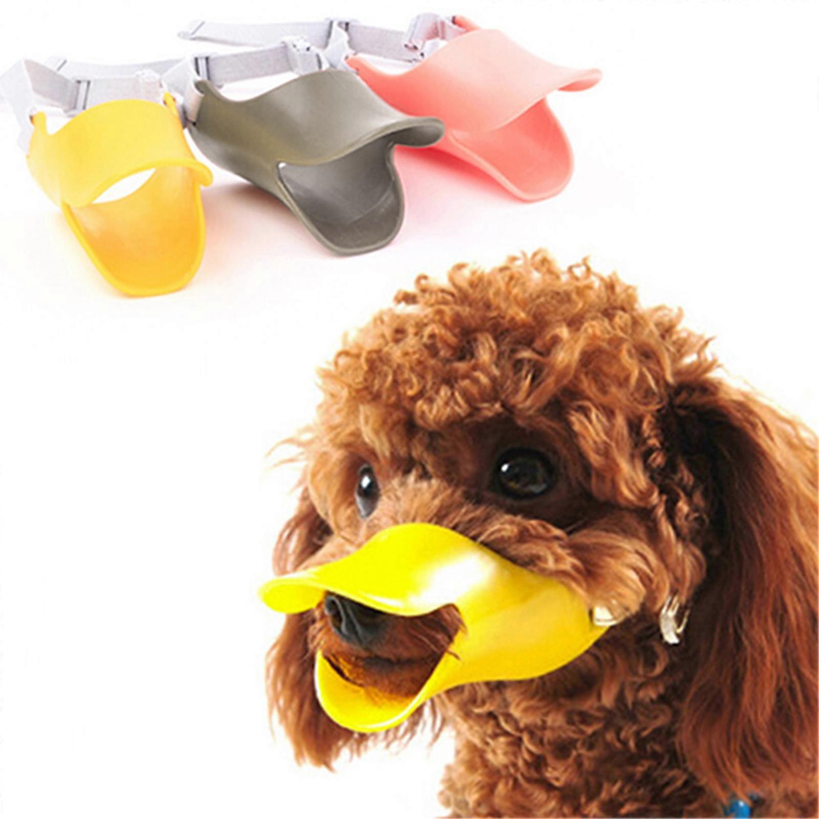 Dog Muzzle Humanized Design Stop Barking Duckbilled Shape Adjustable ...