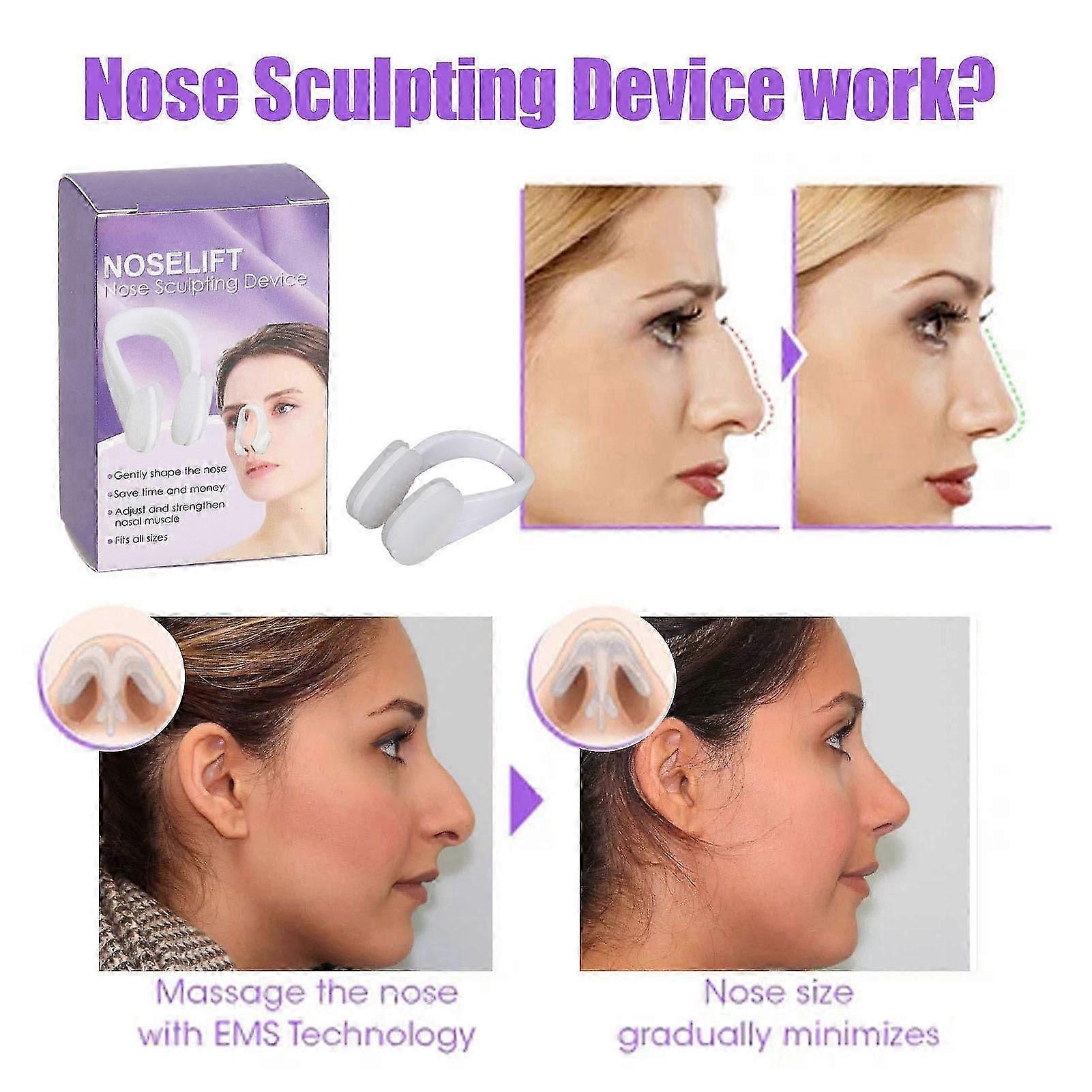 3pcs Nose Up Lifting Clips Nose Bridge Slimming Enhancer Silicone Nose ...