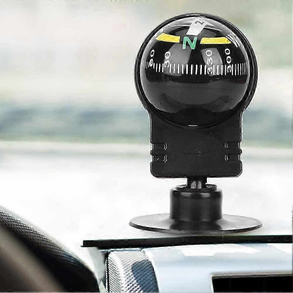 Vehicle Ball Compass, 2 Pieces Portable Car Compass Guide Ball Suction ...