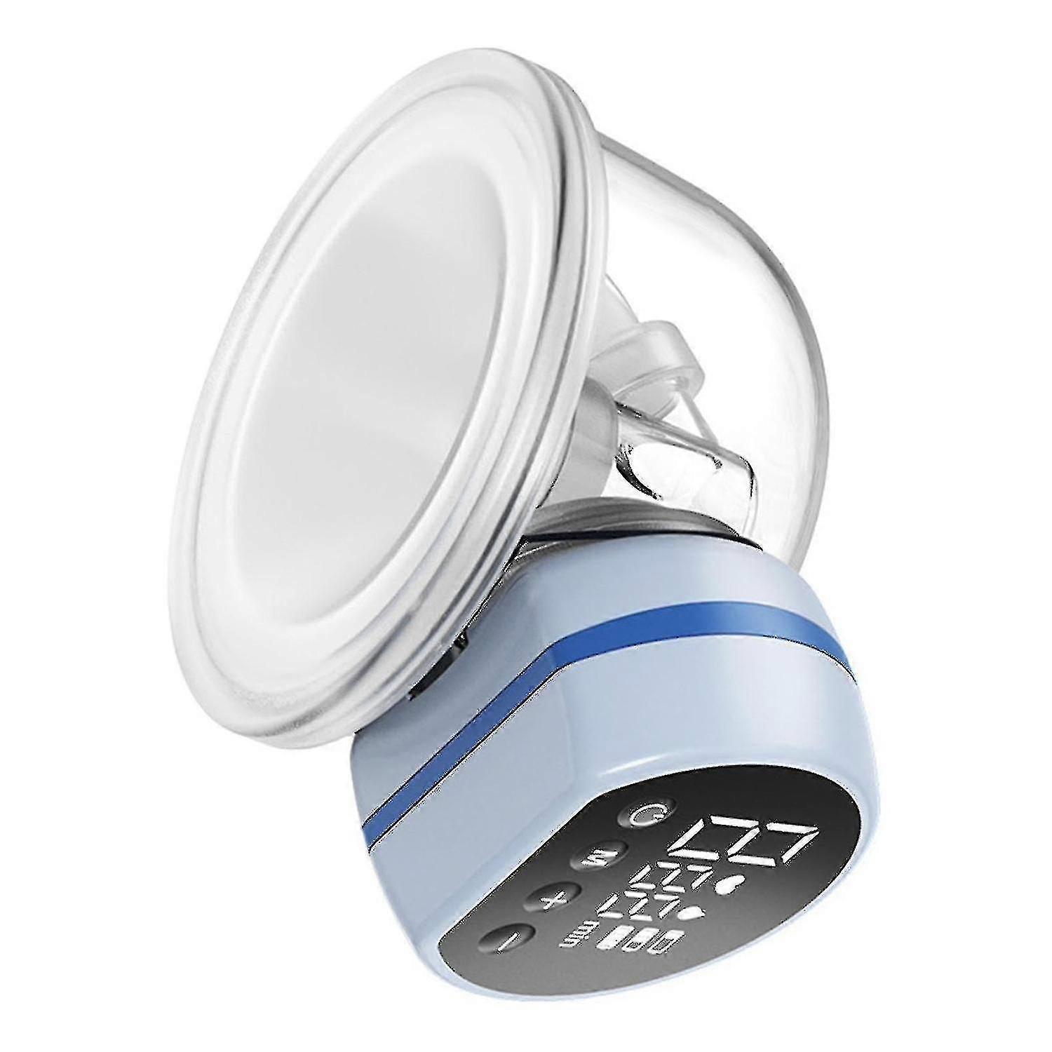 Electric Wearable Breast Pump Hands Free Low Noise 3 Modes 9 Level Powerful Suction Led Screen ...