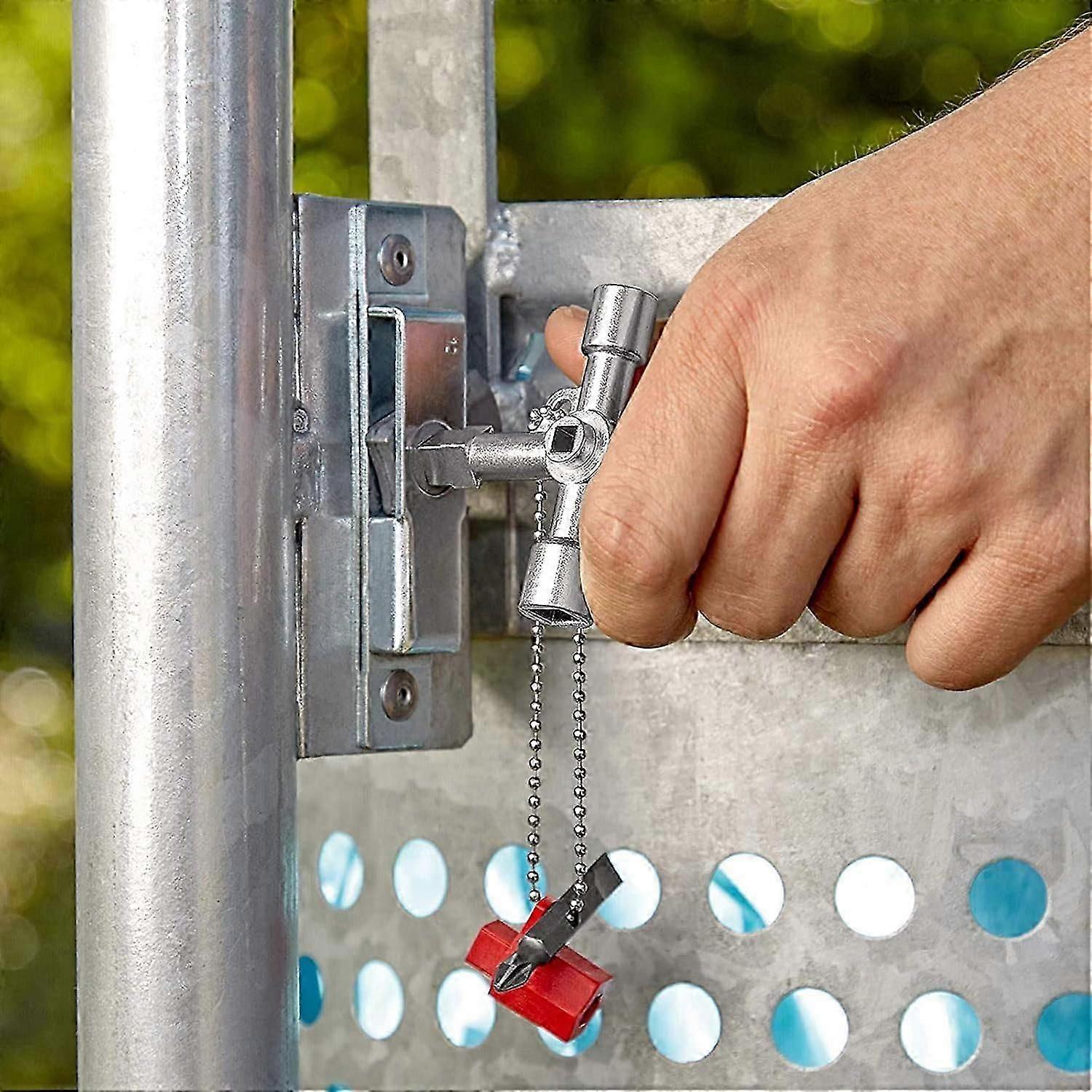 Tools 4 Way Wrench Square Triangle Wrench Universal Wrench Zinc Alloy ...