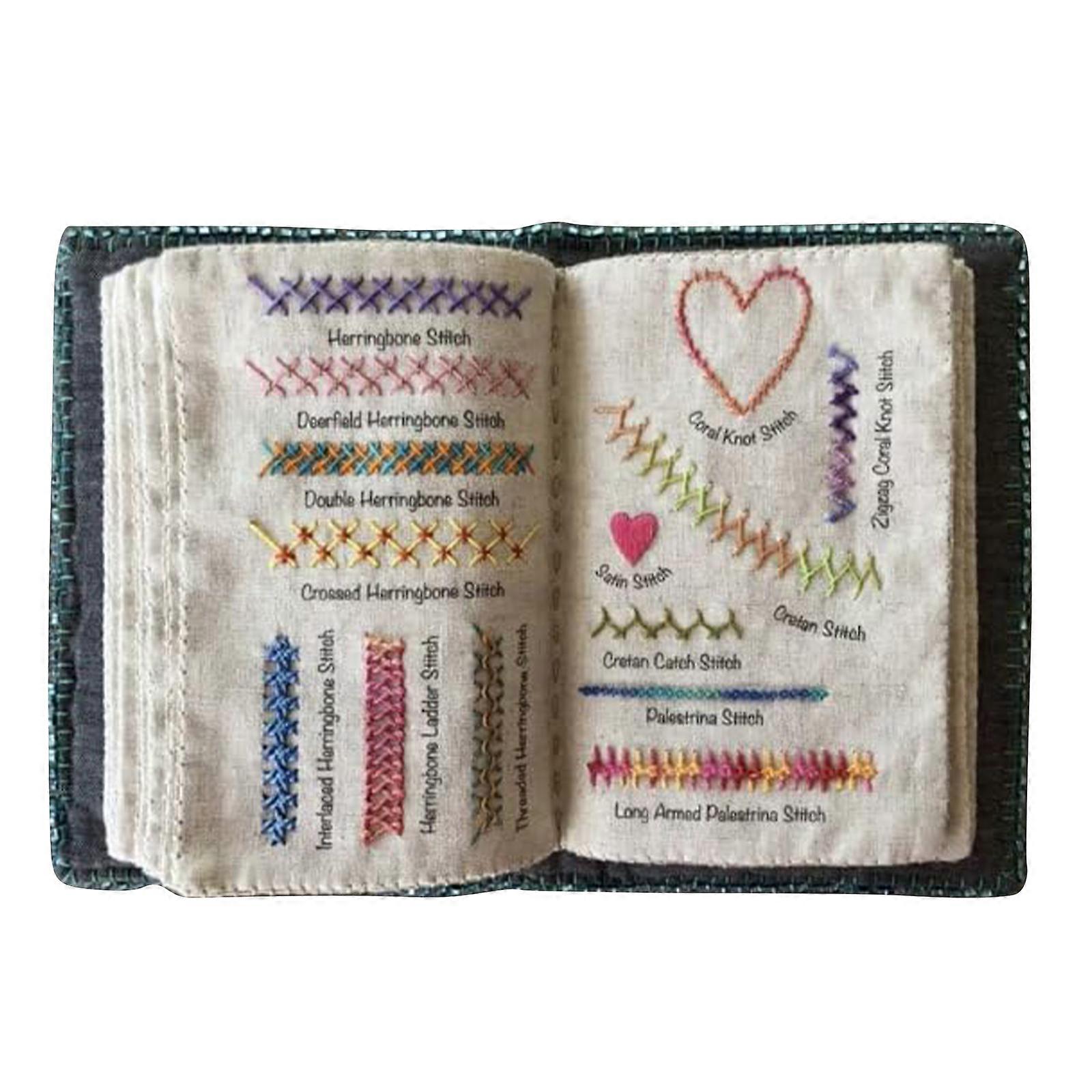 A-Style Embroidery Book with Needle and Thread Set | Fruugo UK
