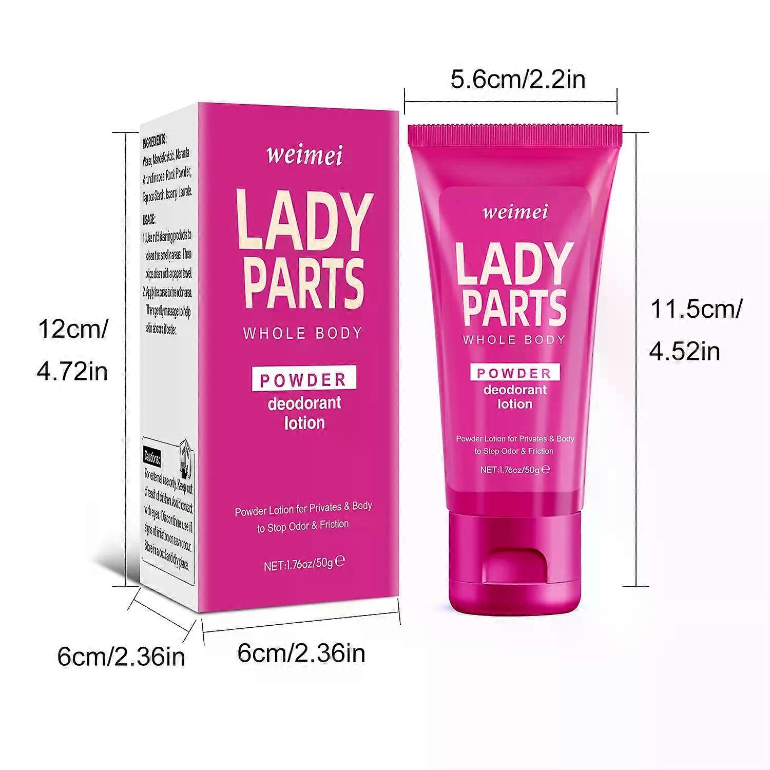 Lady Parts Full Body & Private Parts Deodorant For Women,Invisible ...