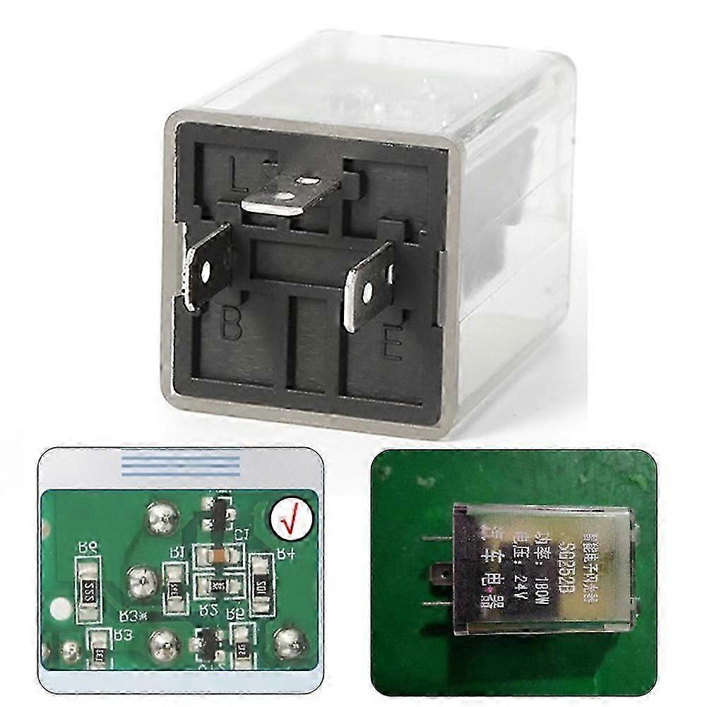 24v 3pin Car Led Light Flasher Relay Turn Signal Rate Control Blinker ...