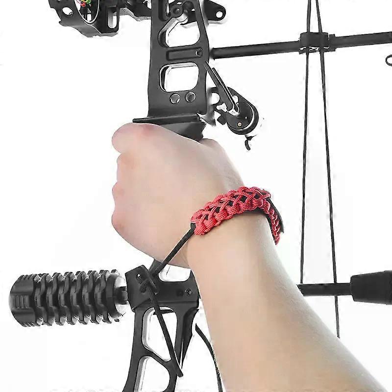 Compound Bow Archery Bow Wrist Sling Strap Braided Cord Para cord with ...