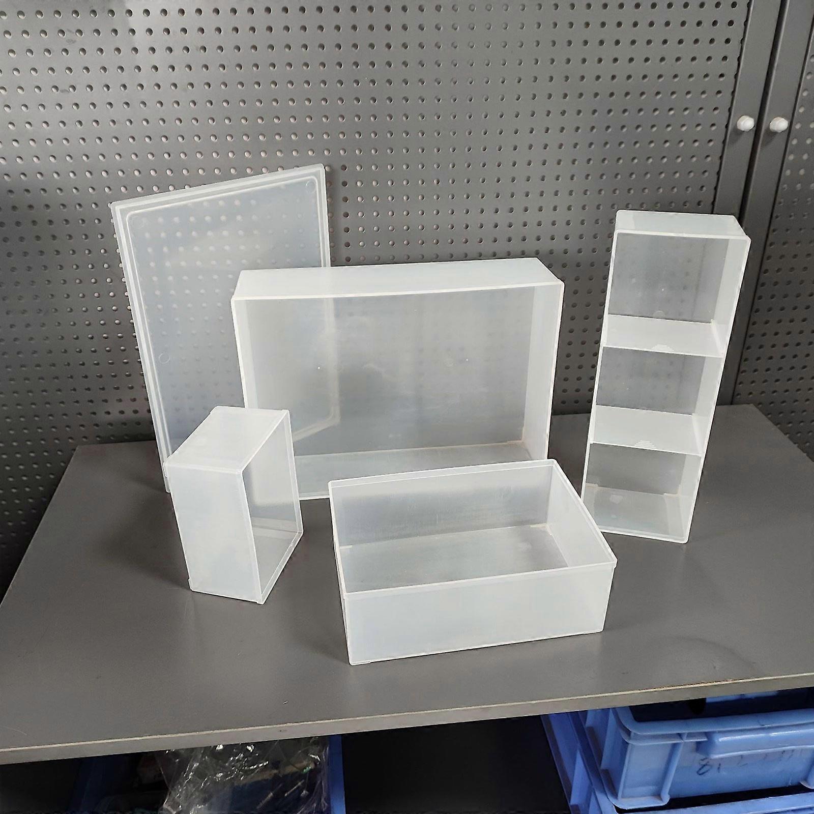 Space Saving Stackable Clear Plastic Storage Containers Box With ...