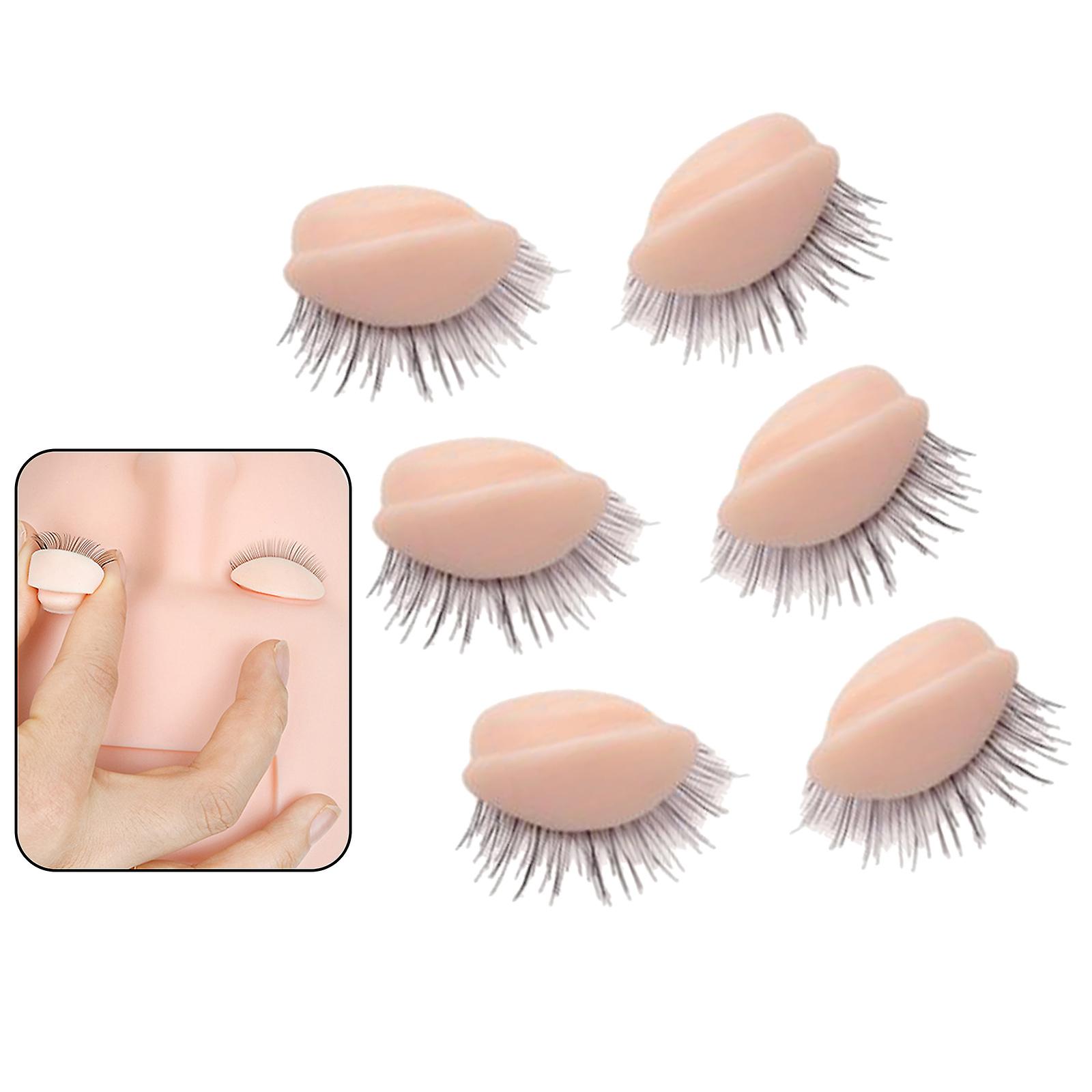 Eyelash Mannequin Head, Silicone Practice Makeup Head, Mannequin Head ...