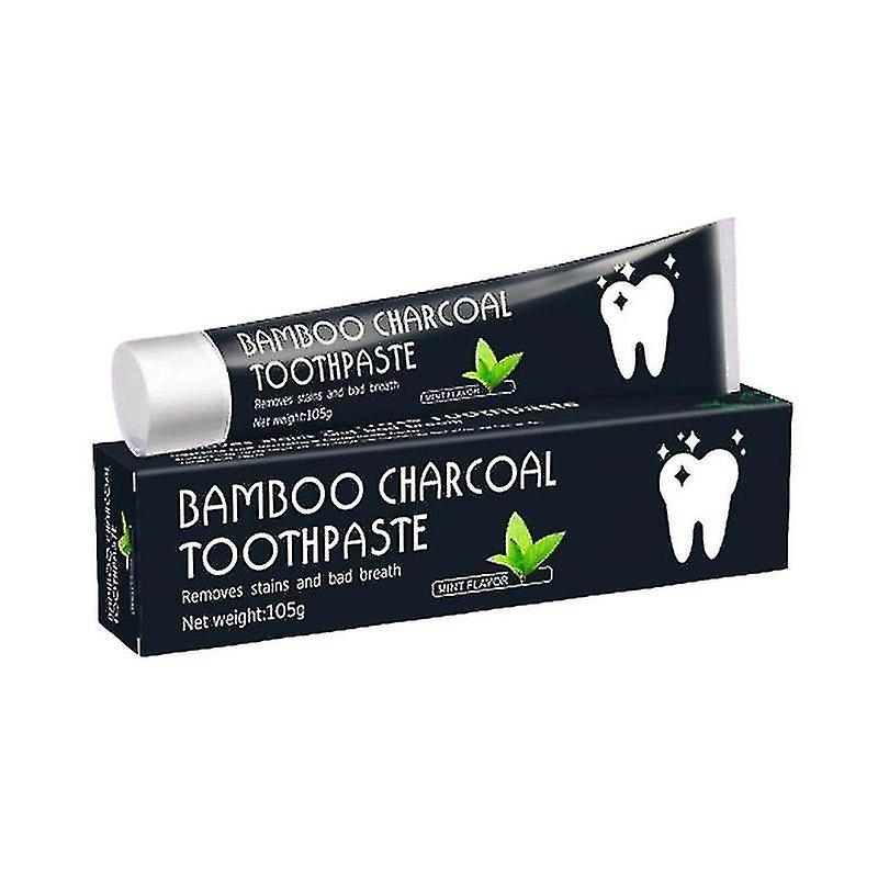 100% New Bamboo Black Toothpaste Teeth Whitening Deep Whitening Teeth ...