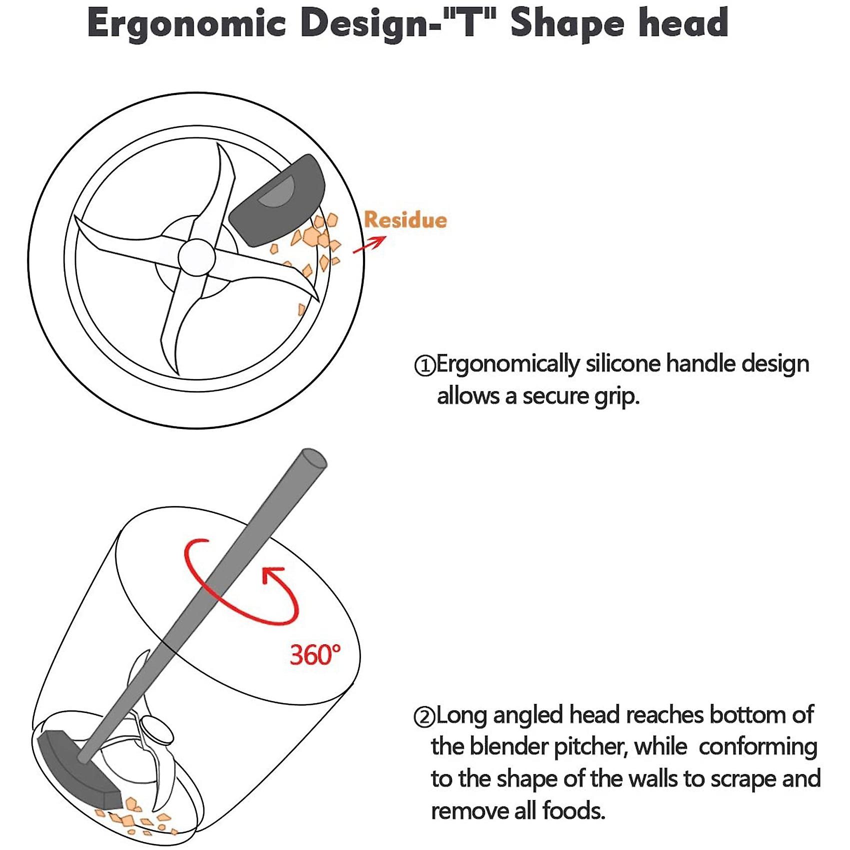 Blender scraper,Silicone Blade Scraper,Blender Spatula,Silicone Spatula ...