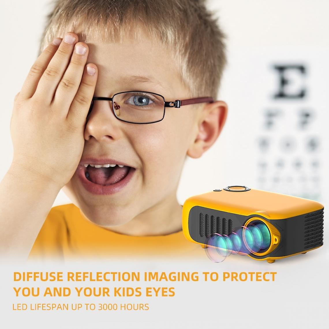 A2000 Mini Projector With Support 1080p Hdmi Usb 3.5mm Mini Beam Meter ...