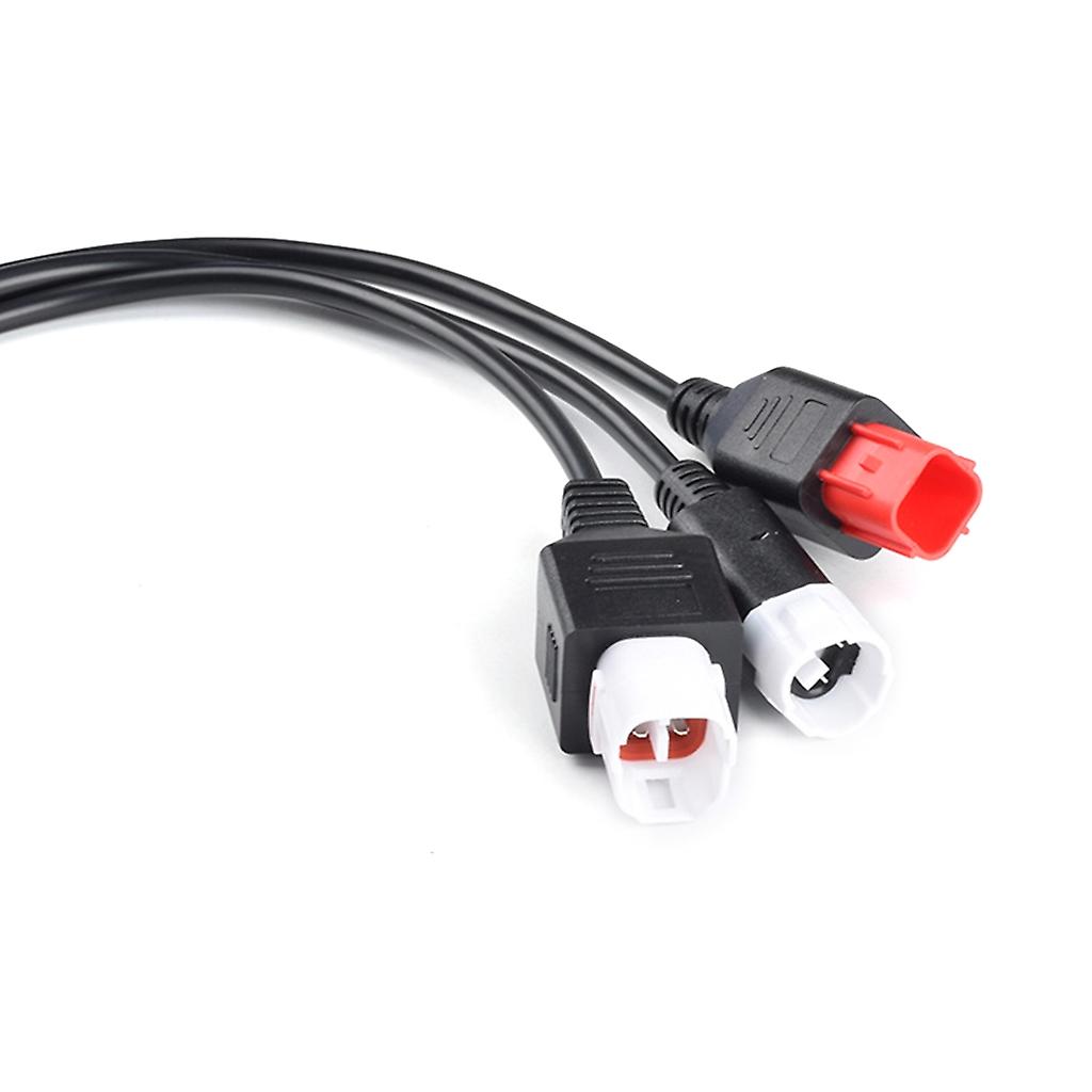 For Motorcycle 3, 4 And 6 Pin To Obd2 Diagnostic Scanner Tool Adapter ...