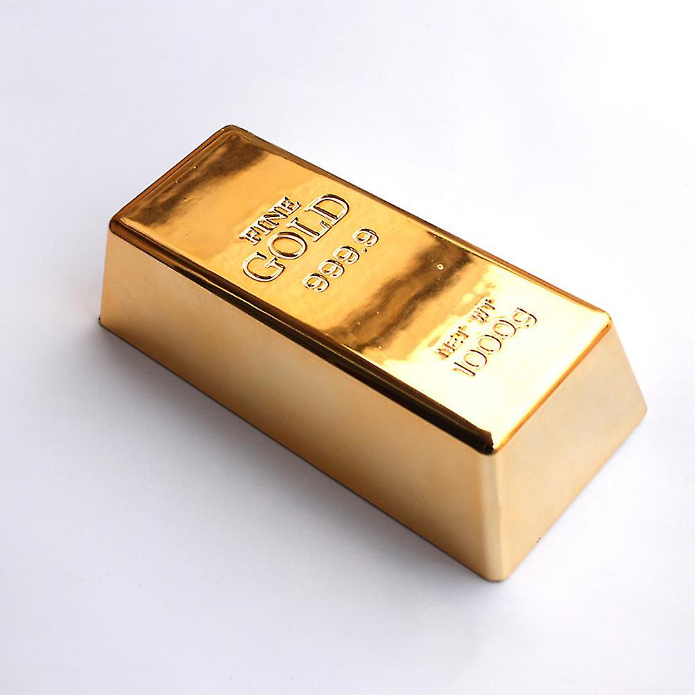 Simulation Gold Bar Bullion Door Stop Gold Brick Home Door Stopper ...