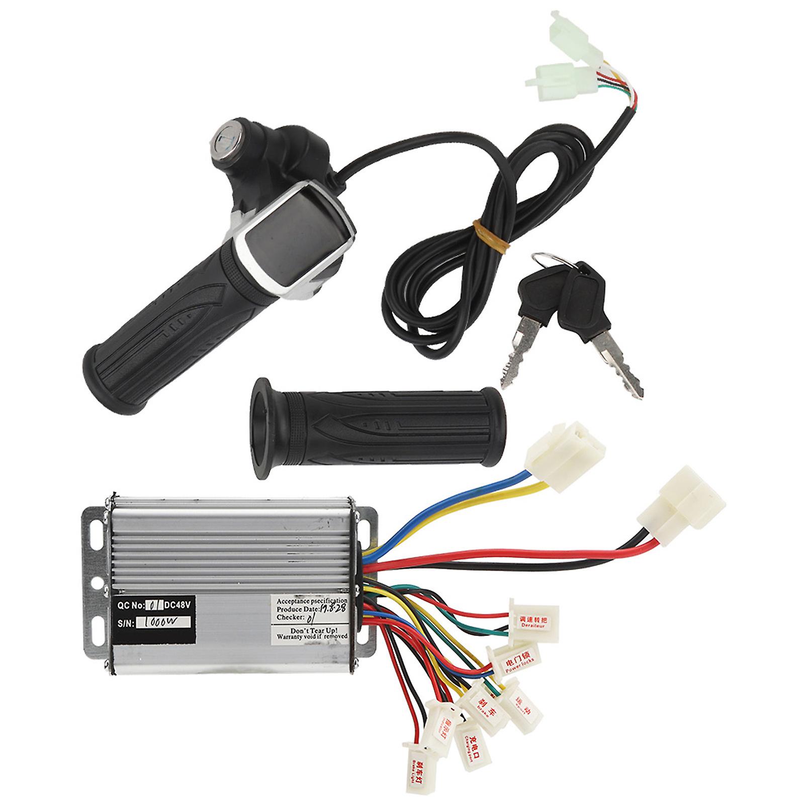 48V 1000W Electric Scooter E Bike Tricycle Controller Set with Lock ...
