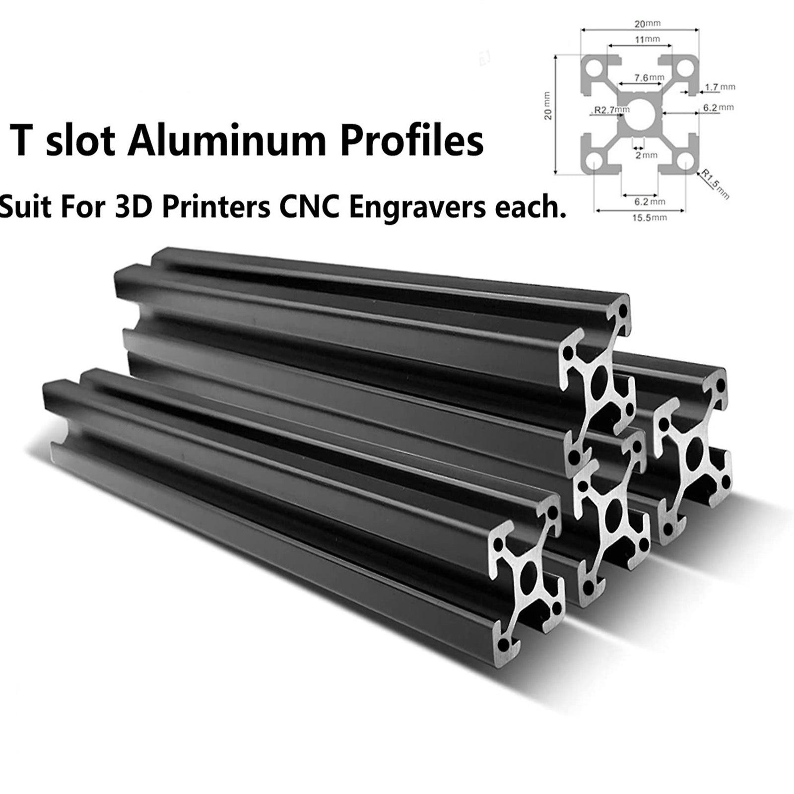 2020 T-slot Aluminium Extrusion Profile Frame Linear Rail For Cnc 3d ...
