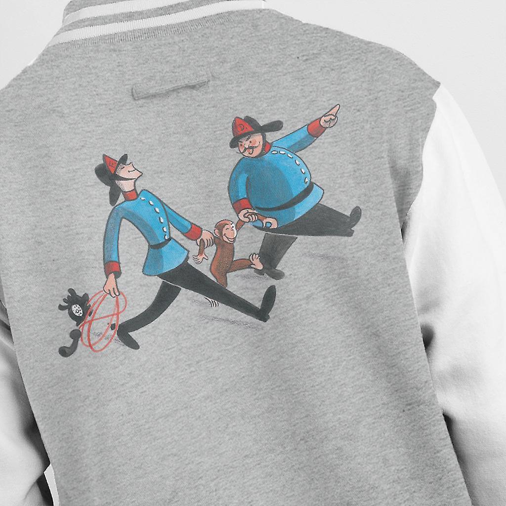 Curious George Fire Department Men's Varsity Jacket | Fruugo US