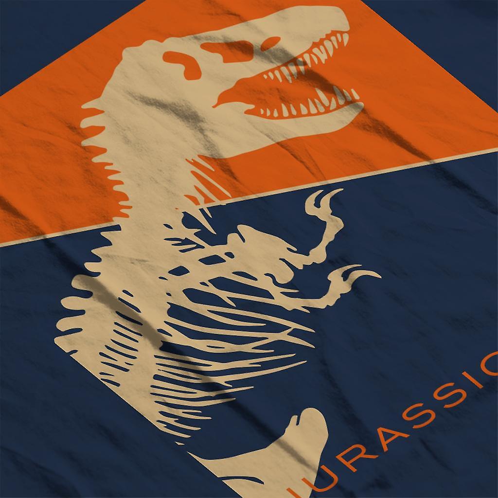 Jurassic Park T Rex Skeleton Orange Background Men's Sweatshirt | Fruugo US