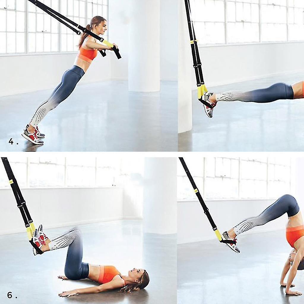 Suspension Straps Fitness Trainer Kit And Resistance Band Professional ...