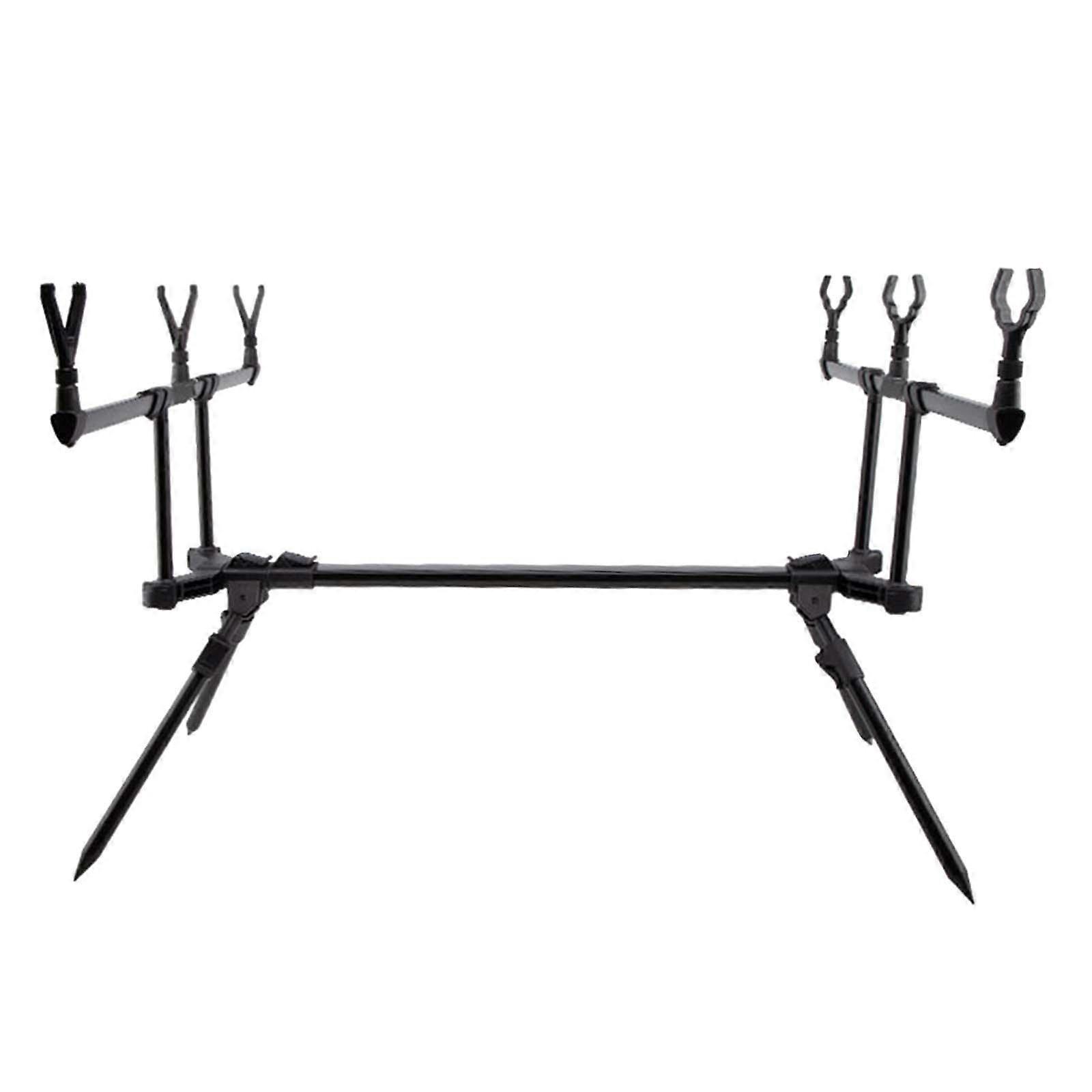 Fishing Rod Stand Folding Portable Multifunctional Fishing Pole Storage ...