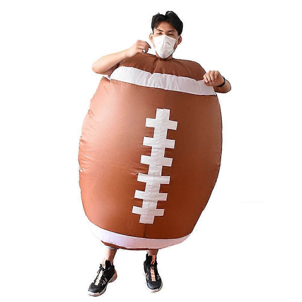 Inflatable Rugby Costumes Halloween Airblown Funny Costume For Adult ...