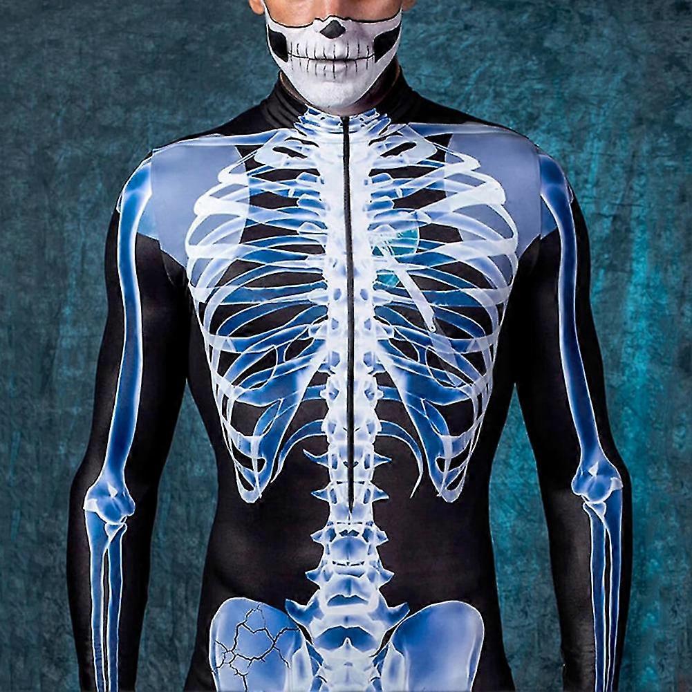 2024 Sexy 3d Skeleton Bodysuit Horror Adult Awesomes Bone Design Devil ...