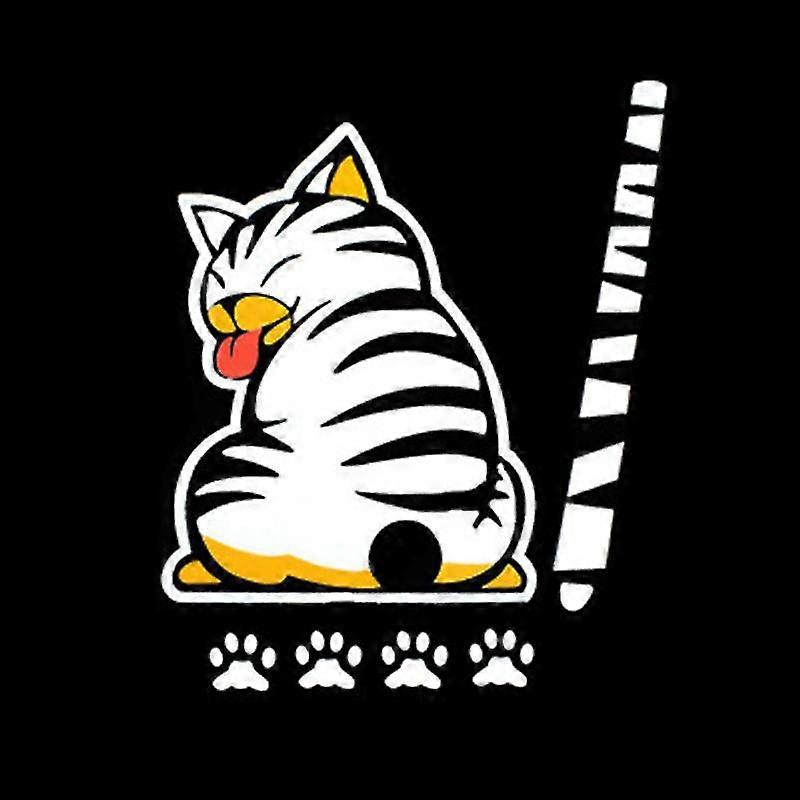 Car Stickers Cartoon Cats Moving Tail Rear Window Wiper Reflective ...