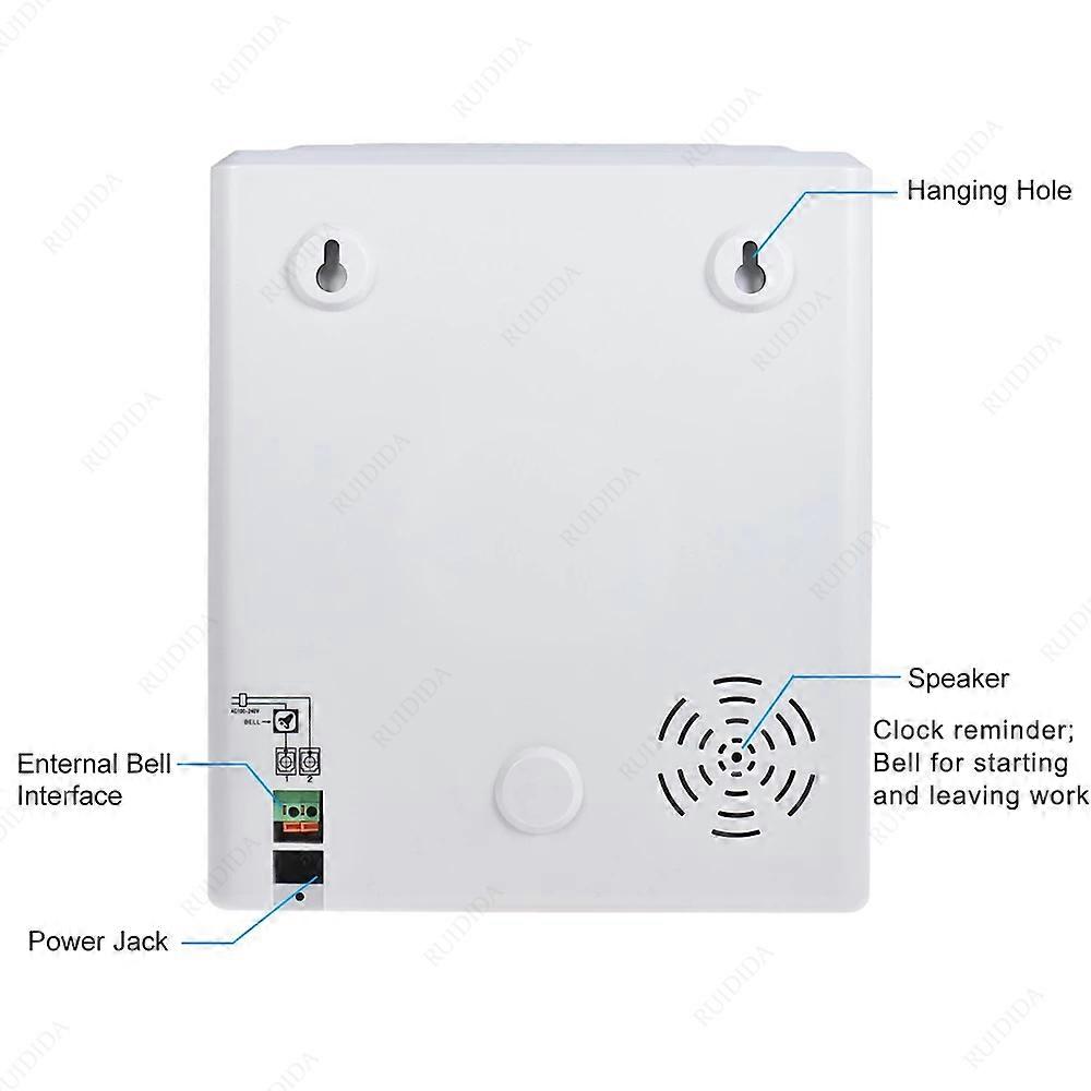 Electronic Employee Time Clock Recorder Attendance Machine or Time Card ...