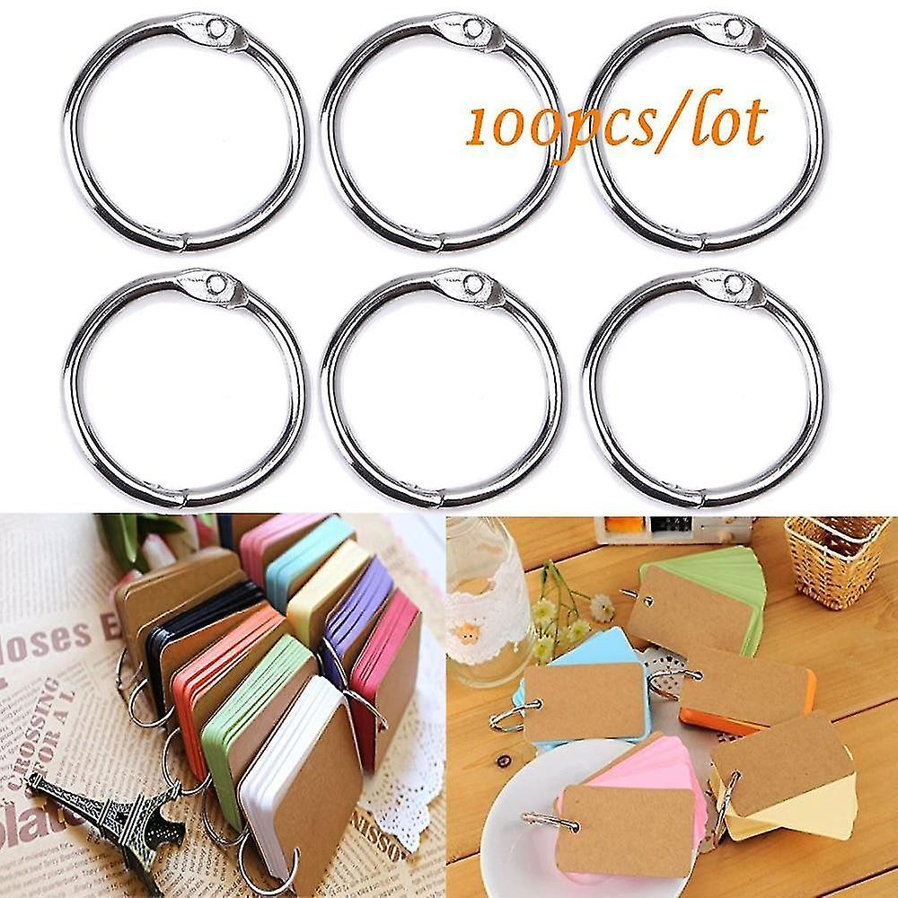 File folders metal binder ring for loose leaf scrapbook /craft/ photo ...