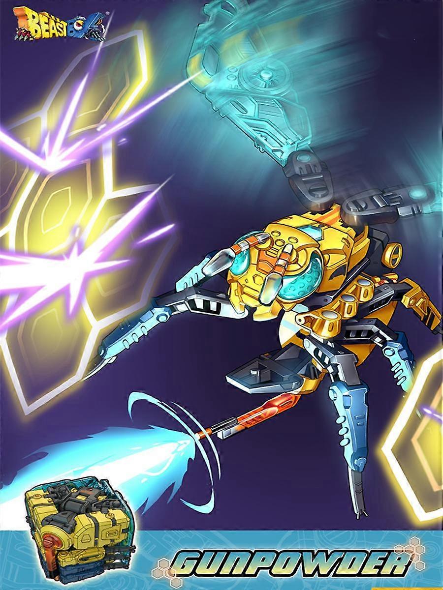 HaKeLai BeastBox Deformation Robots Transformation Animal Toy Cube ...