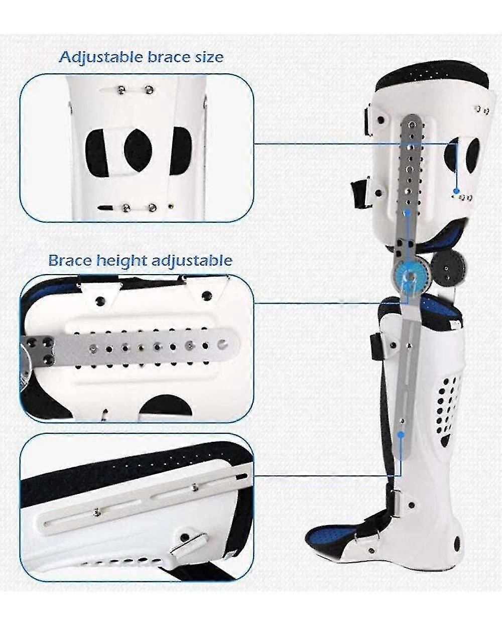 Justerbar knä fotled och fot Ortos Lår Knäled Kalv Fot Och Fotled ...