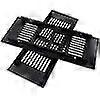 4pcs Aluminum Alloy Black Rectangular Vent Cover Soffit Vents For ...