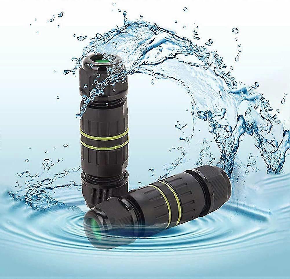 3pc Ip68 Waterproof Connector Box/max 10mm Cable Connector/cable Socket ...