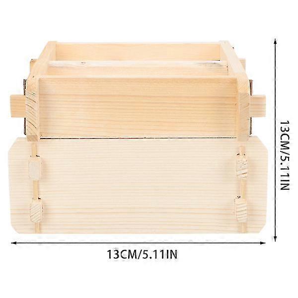 1 Set Of Kitchen Wooden Steamer Square Shape Steamer Restaurant Food ...