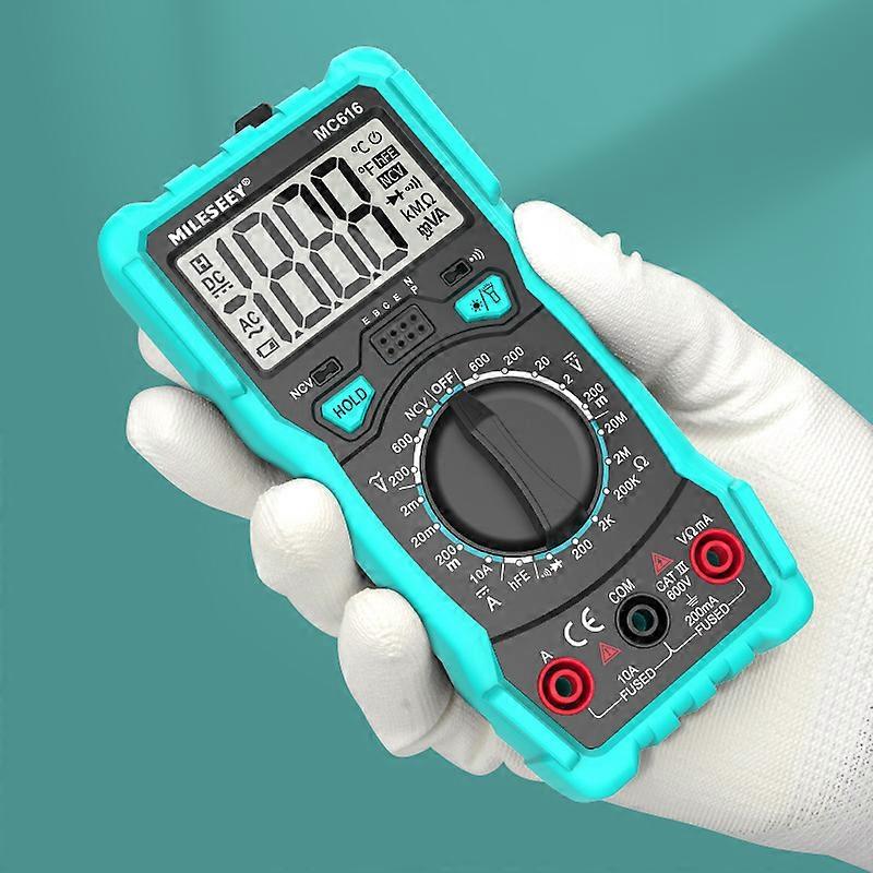 Mileseey NCV Digital Multimeter Auto Ranging AC/DC voltage meter Flash ...