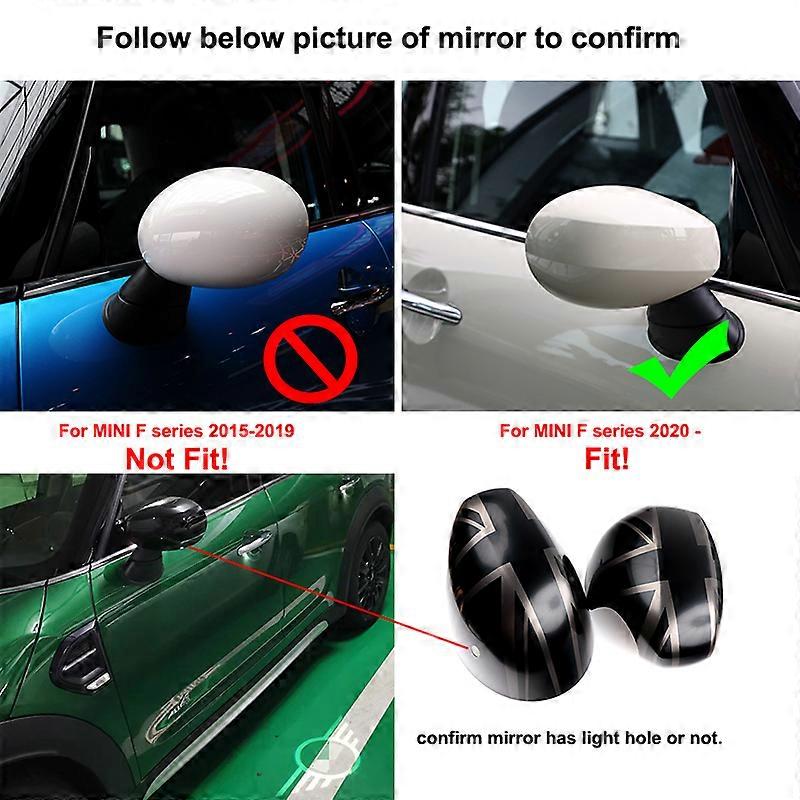 Car Interior Car Door Side Rearview Mirror Covers For Mini Cooper S JCW ...