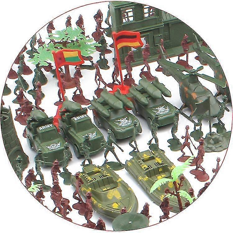 Army Base Playset Toy 4cm-5cm Soldier Army Men Action Figures Kids Toy ...