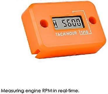 Tach Hour Meter Powerful Digital LCD Inductive Tachometer Timing RPM ...