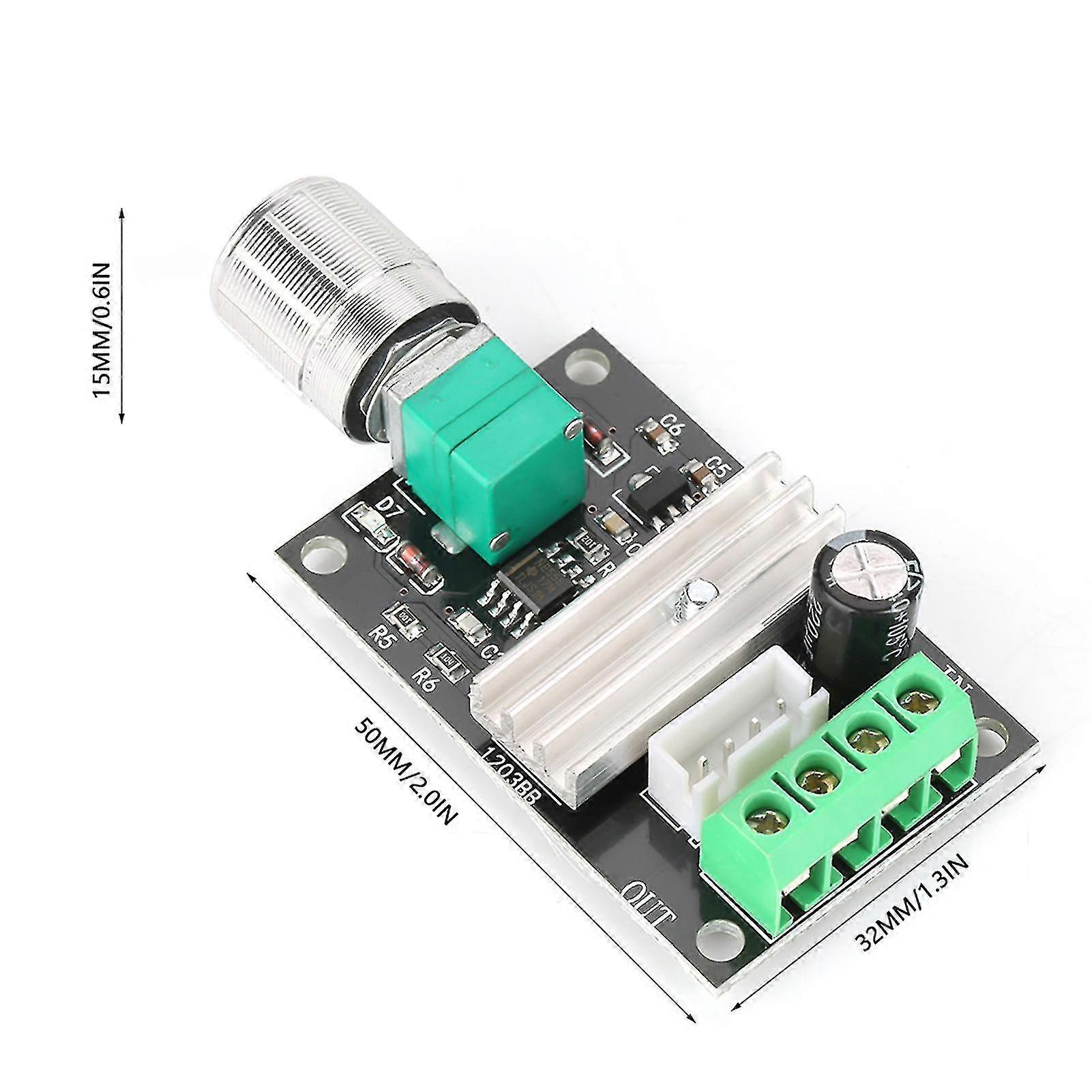 Dc 6v 12v 24v 3a Pwm Motor Speed Control Reversible Controller Regulator With Switch | Fruugo UK