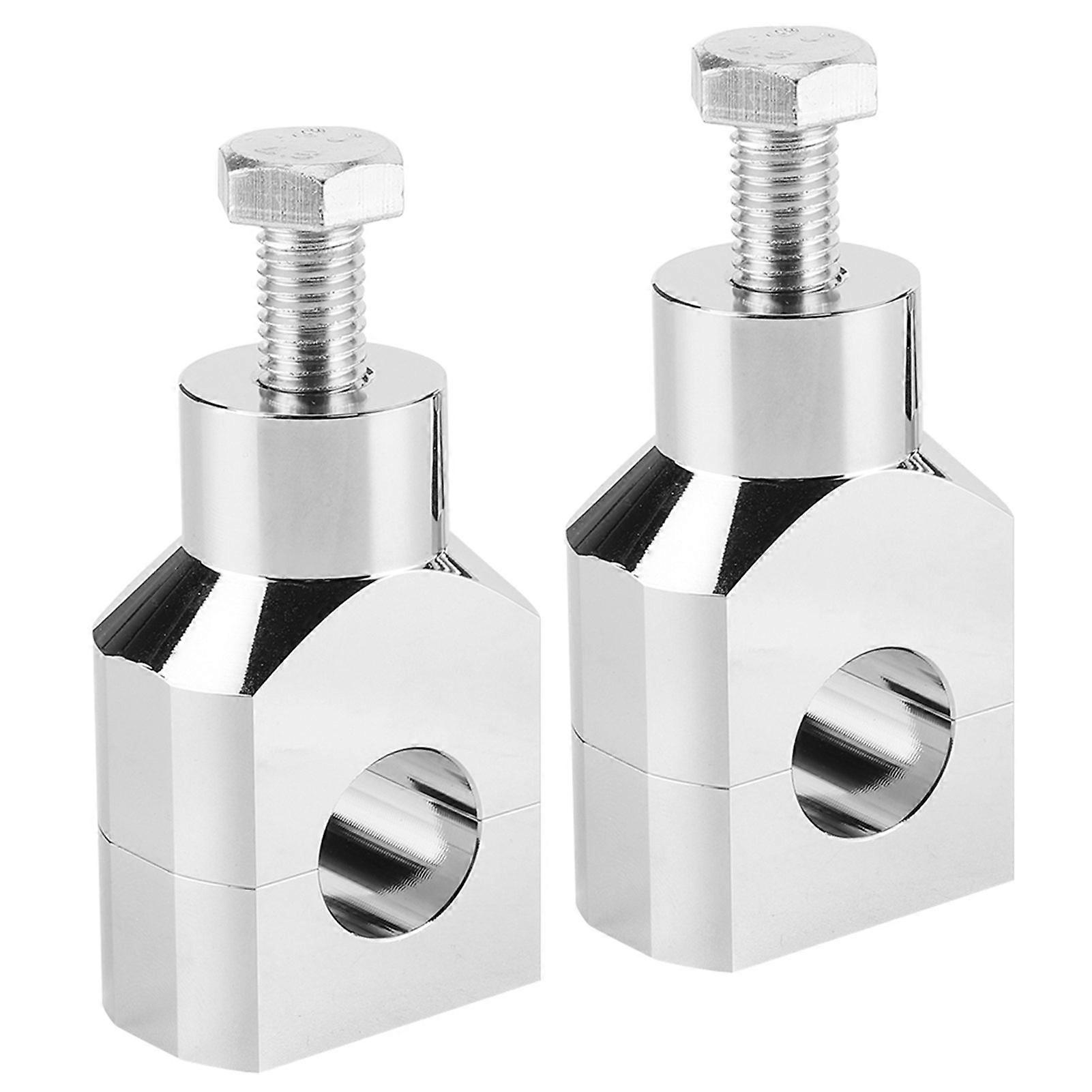 25mm Motorcycle Handlebar Risers Clamps Durable Stainless Steel with ...