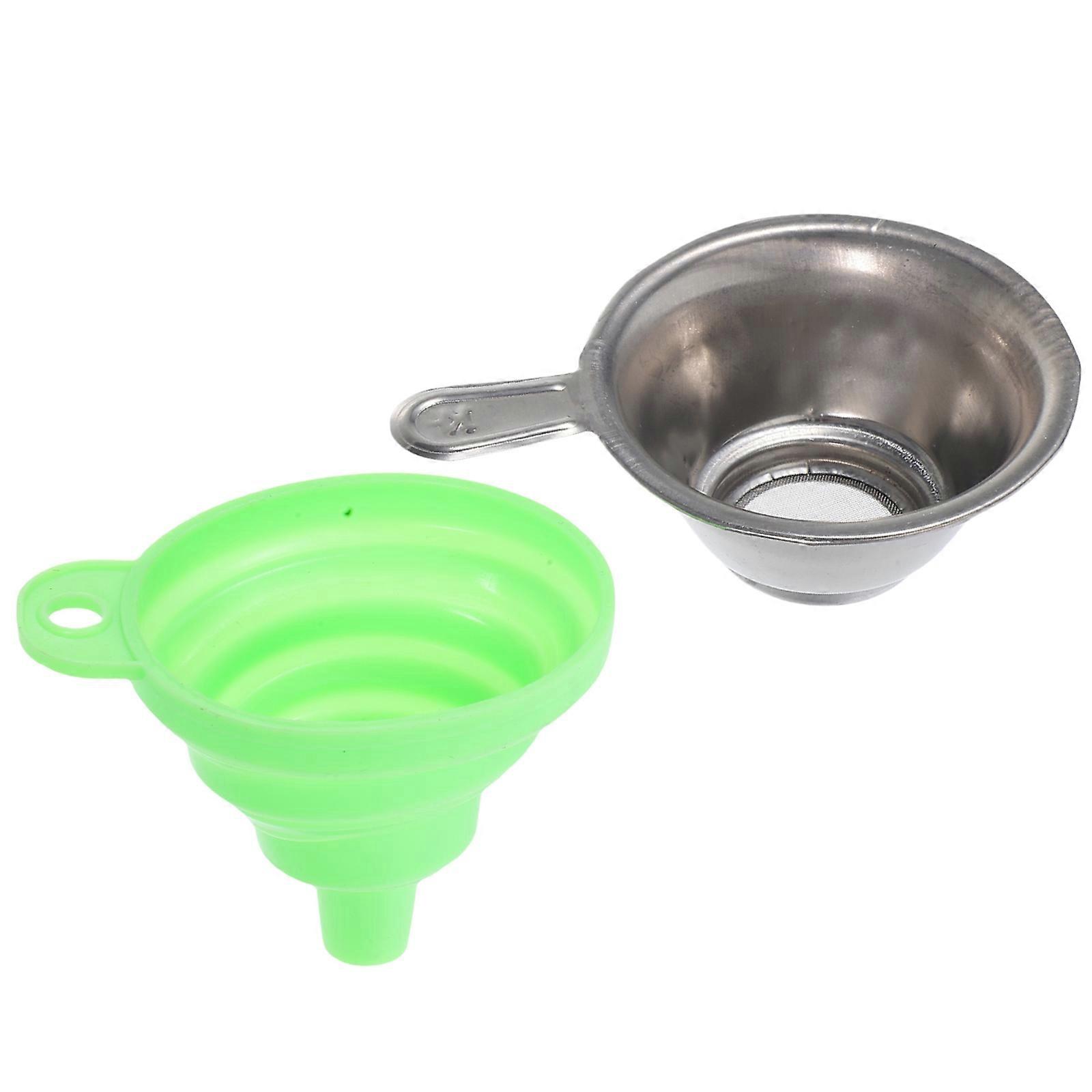 2 in 1 Resin Transferring Funnel Set for 3D Printer Includes Silicone ...