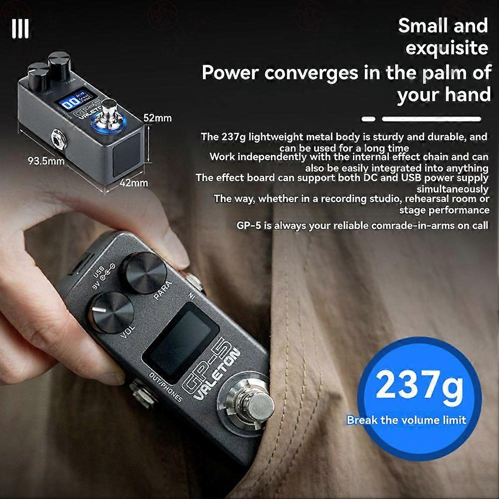 VALETON GP-5 Super Compact Multi-Effects Processor NAM/IR Loader Pedal ...